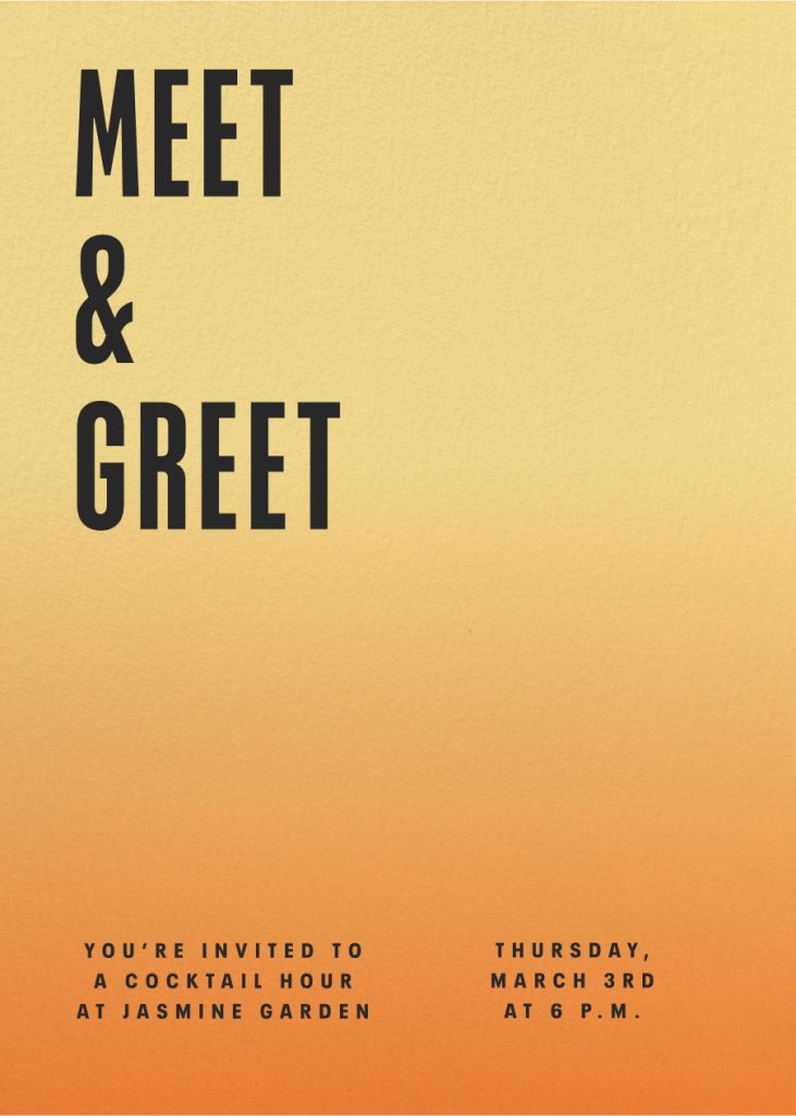 Eventide - Networking Event Invitation | Send online instantly | RSVP tracking