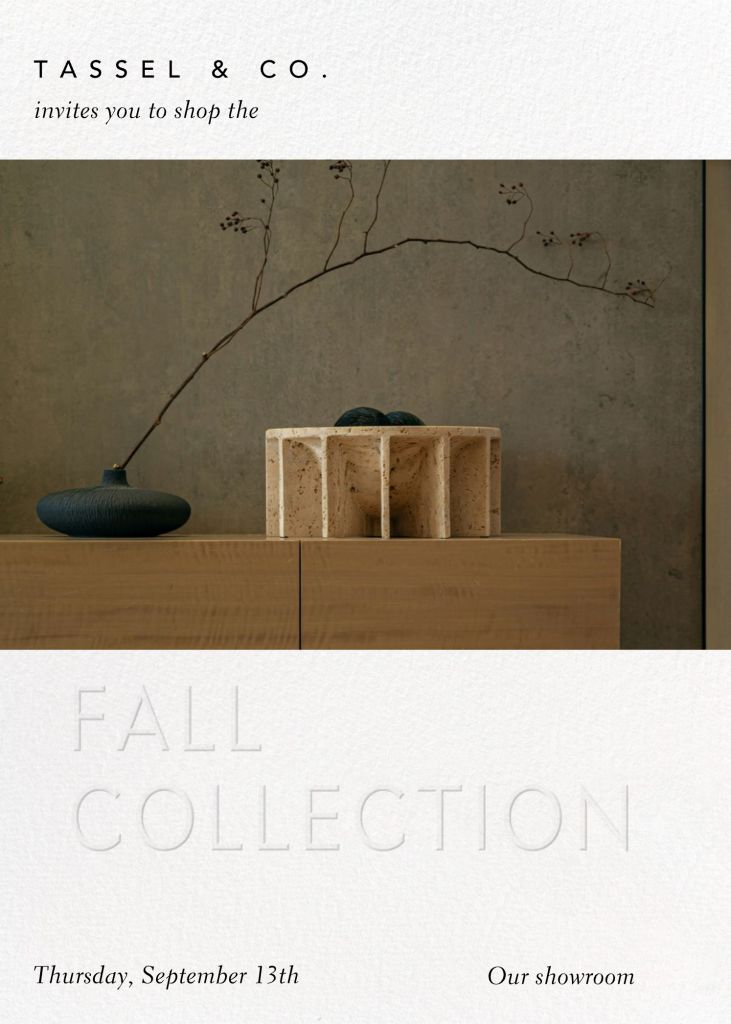 Embossed Poster (Customizable Template) - Shopping Event Invitation ...