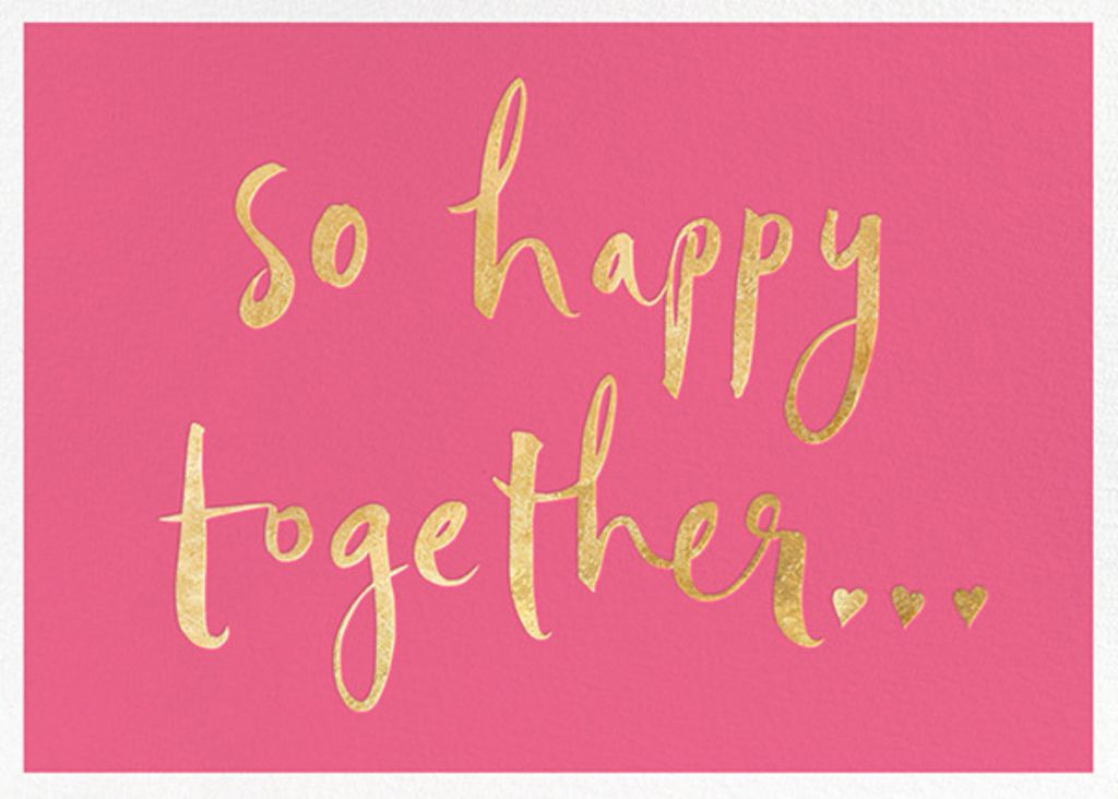 So Happy Together - Congratulations Card | Send online instantly ...