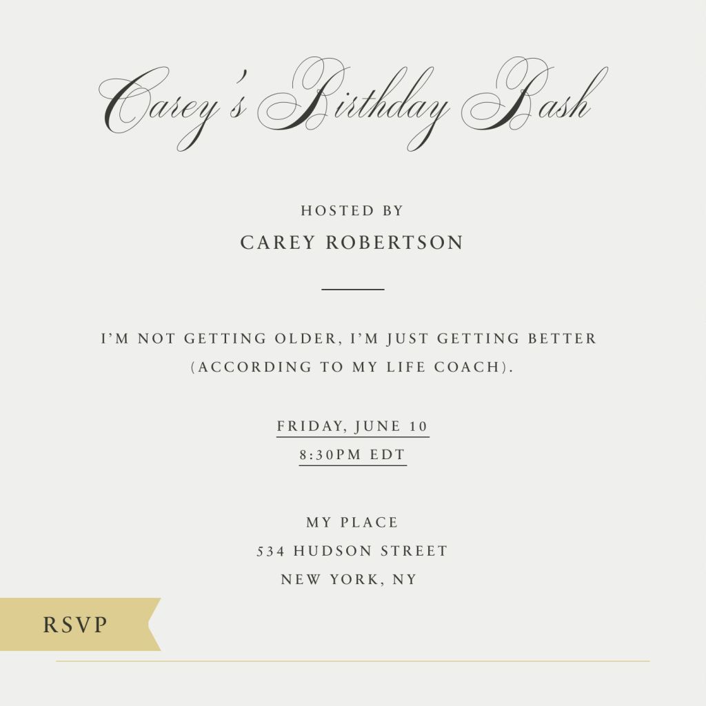 Paperless Post Flyer - Free, easy, customizable event pages