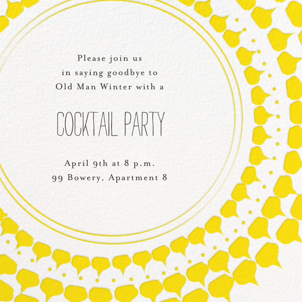 Spec in Capri - Cocktail Party Invitation | Send online instantly ...