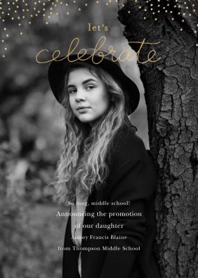 8th Grade Graduation Announcements | Send online instantly | RSVP tracking