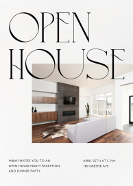 Open House Invitations | Send online instantly | RSVP tracking