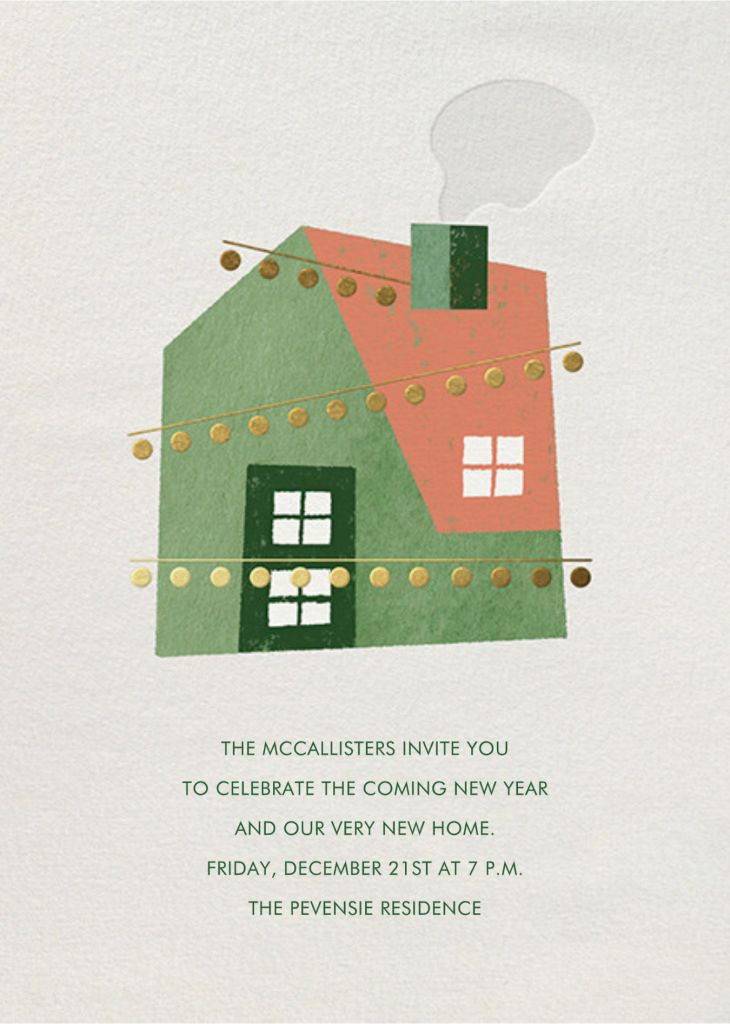 Holiday House Party - Housewarming Invitation | Send online instantly ...
