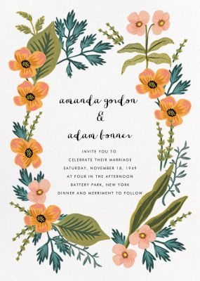 Rifle Paper Co. Cards & Invitations | Send online instantly | RSVP tracking