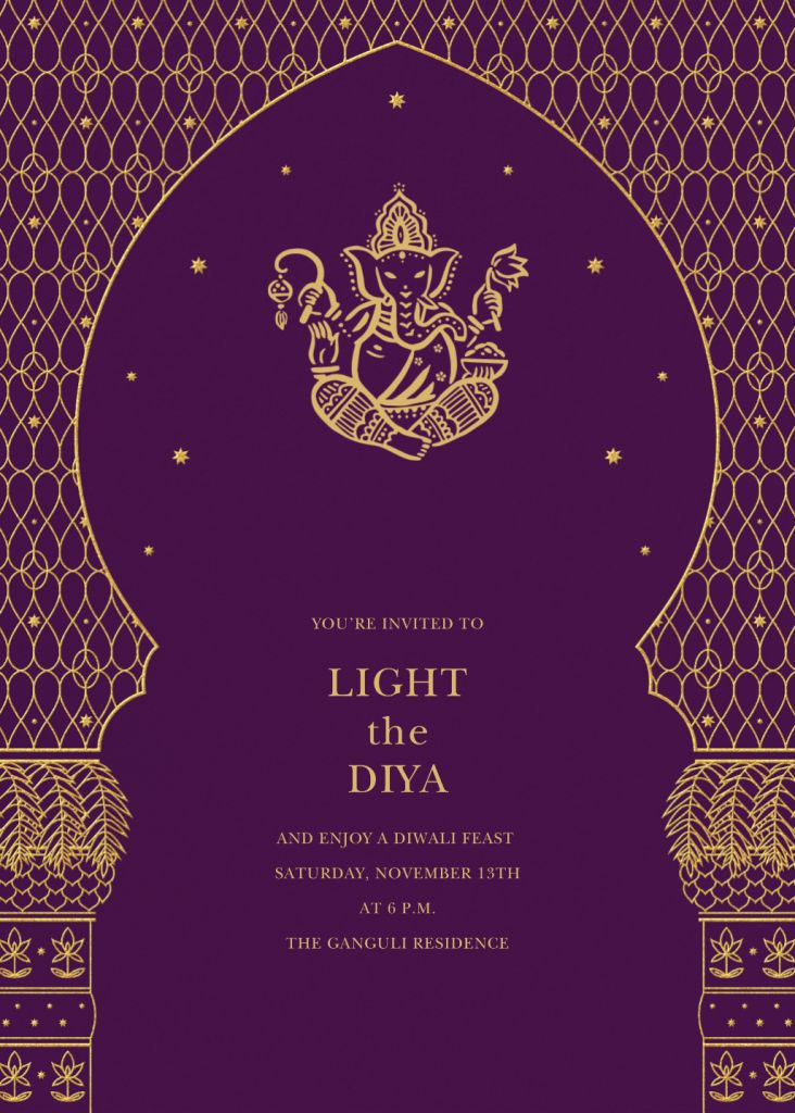 Vinayaka - Invitation | Send online instantly | RSVP tracking