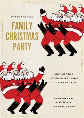 Christmas Party Invitations | Send online instantly | RSVP tracking