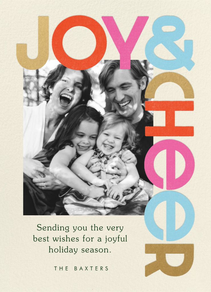 Colorful Cheer - Greeting Card | Send online instantly | Track opens