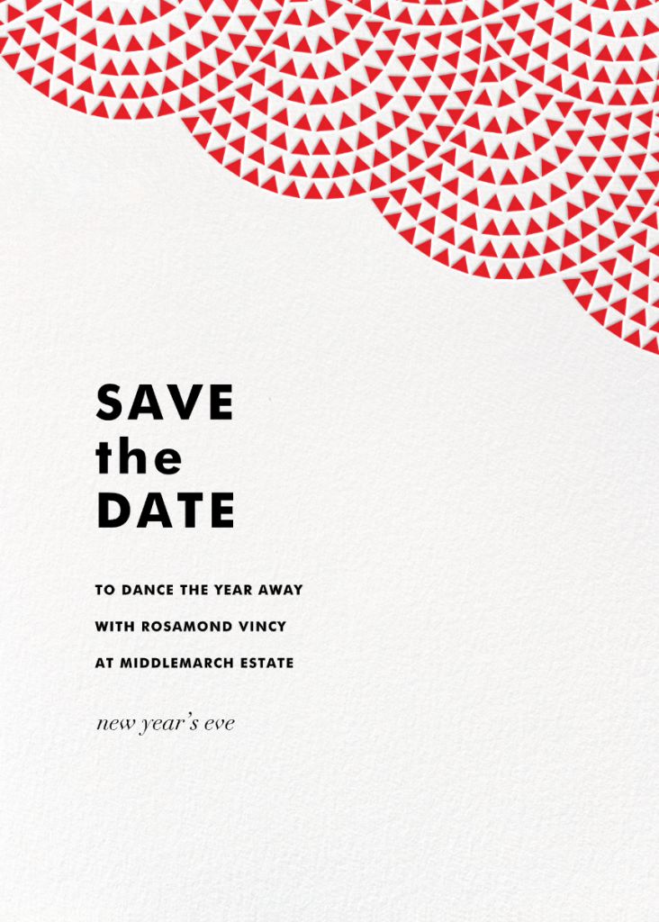 Savoy (Save the Date) - Holiday Save the Date | Send online instantly ...