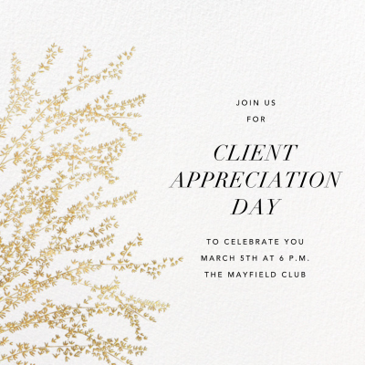 Appreciation Event Invitations | Send online instantly | RSVP tracking