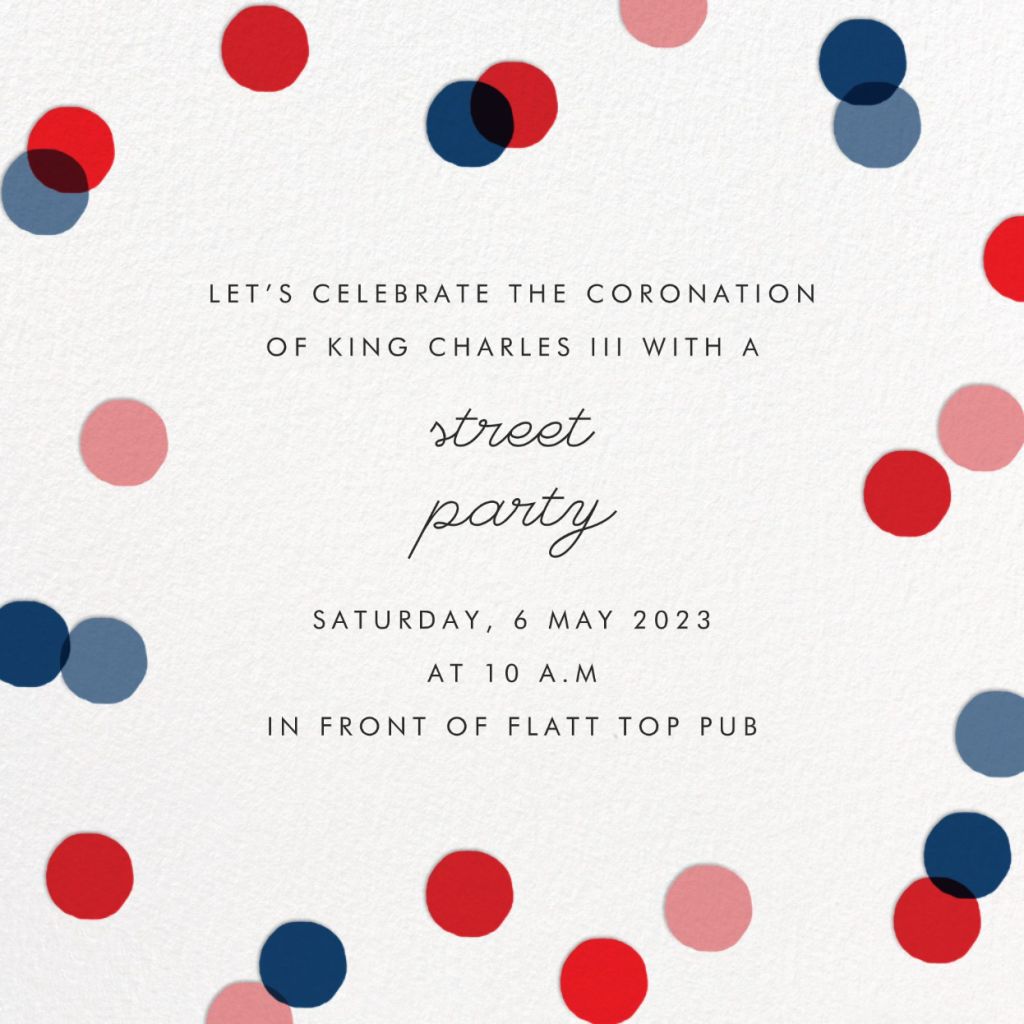 Carnaby - Coronation Party Invitation | Send online instantly | RSVP ...