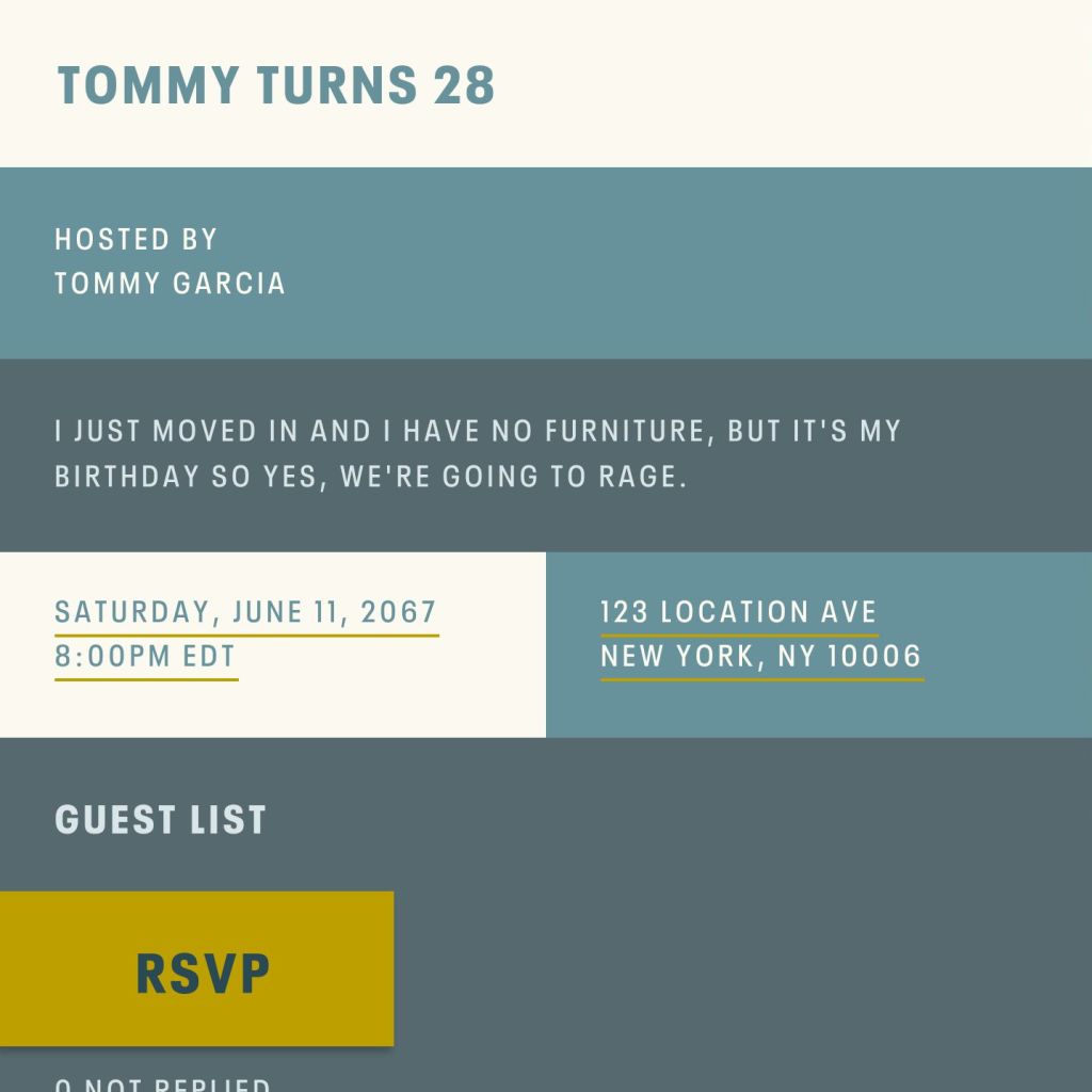 Paperless Post Flyer | Customizable & Easy Event Pages