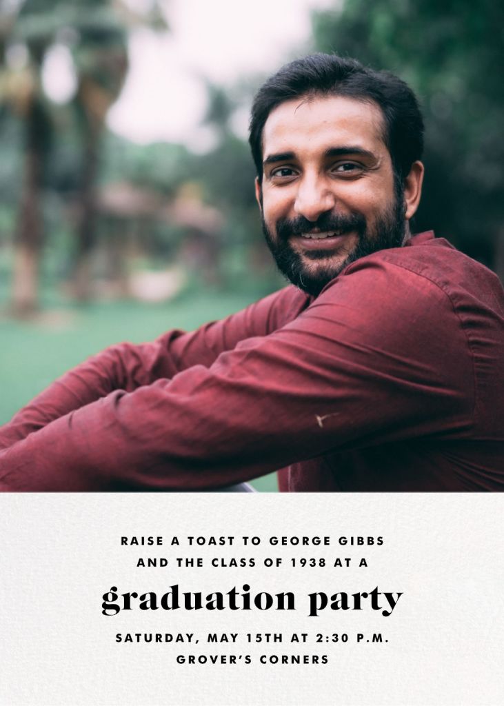 Split Screen - Graduation Party Invitation | Send online instantly ...