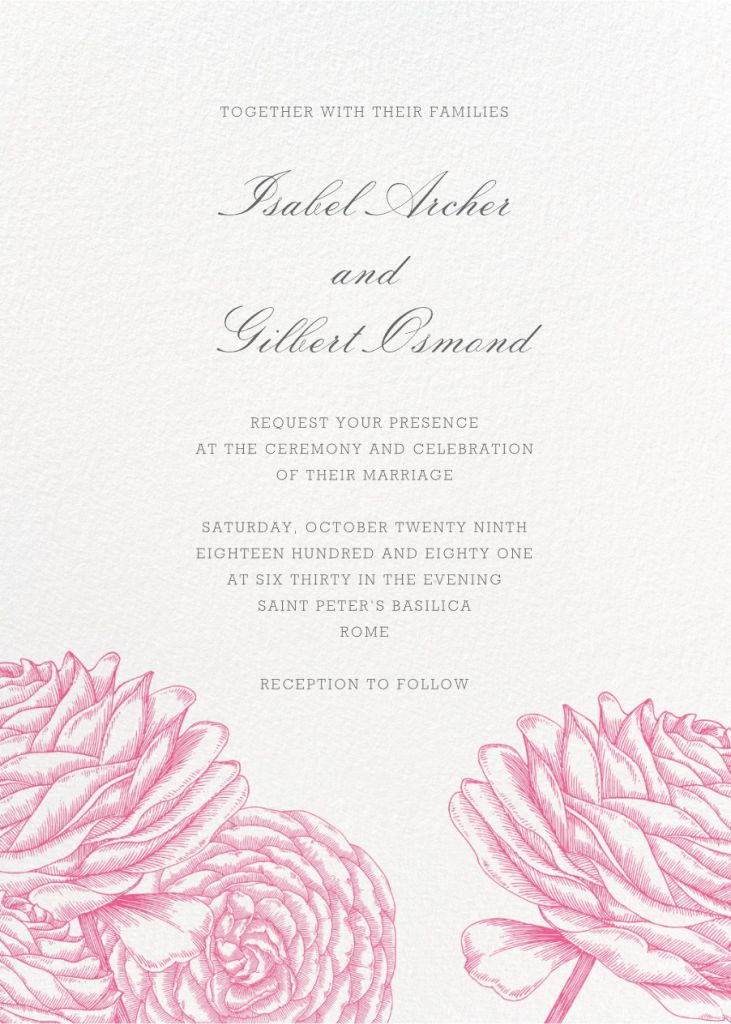 Ranunculus Invitation