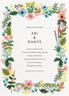 Rifle Paper Co. Wedding Invitations | Send online instantly | RSVP tracking