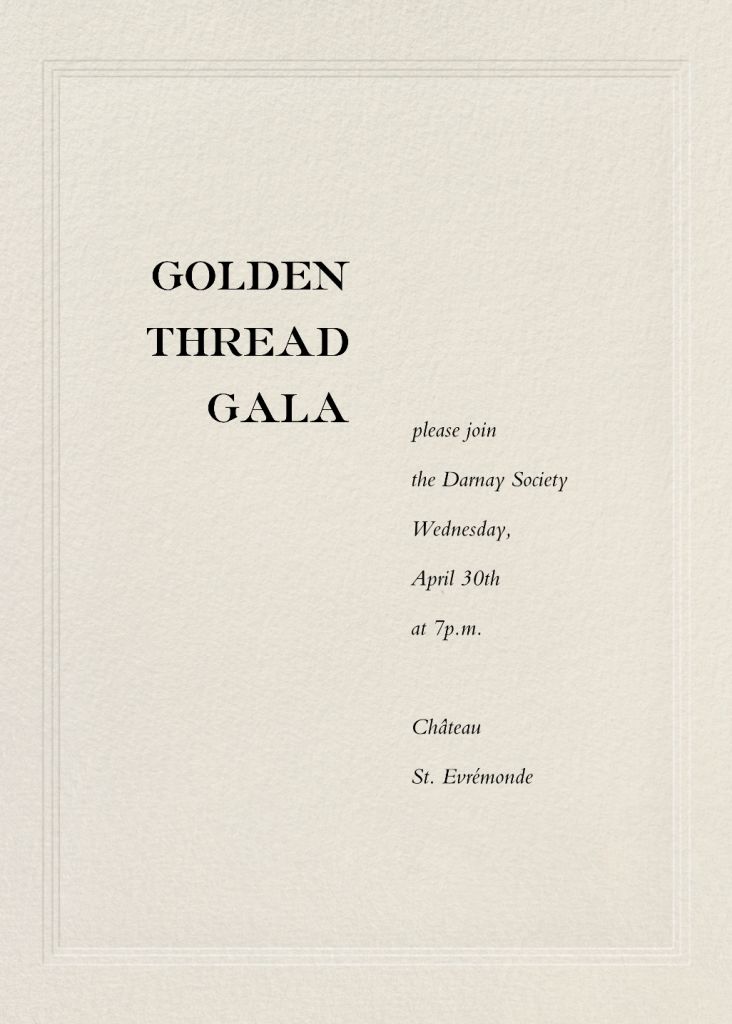 Triple Inner Bevel - Fundraiser Invitation | Send online instantly ...