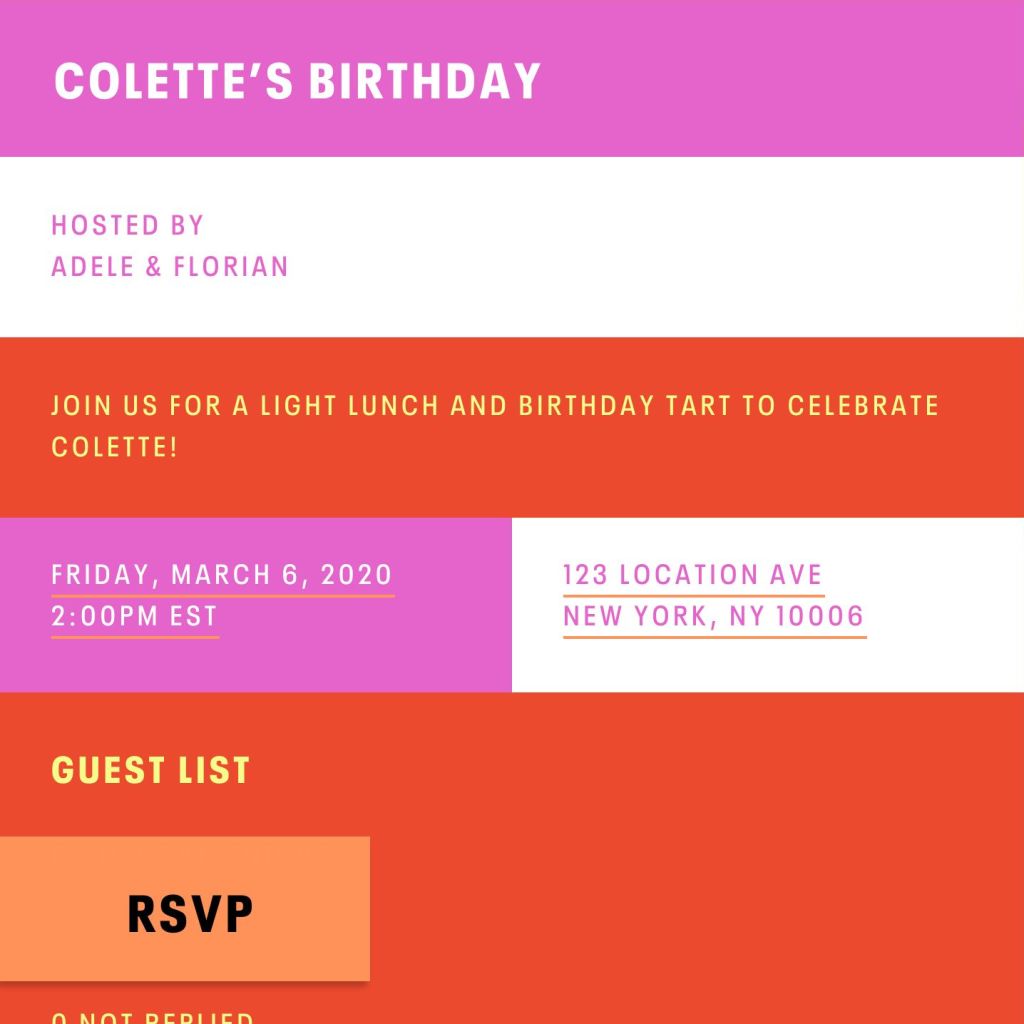 Paperless Post Flyer | Customizable & Easy Event Pages