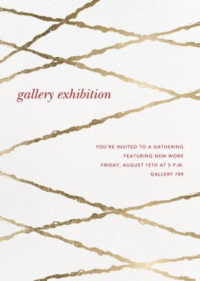 Art Exhibition Invitations | Send online instantly | RSVP tracking