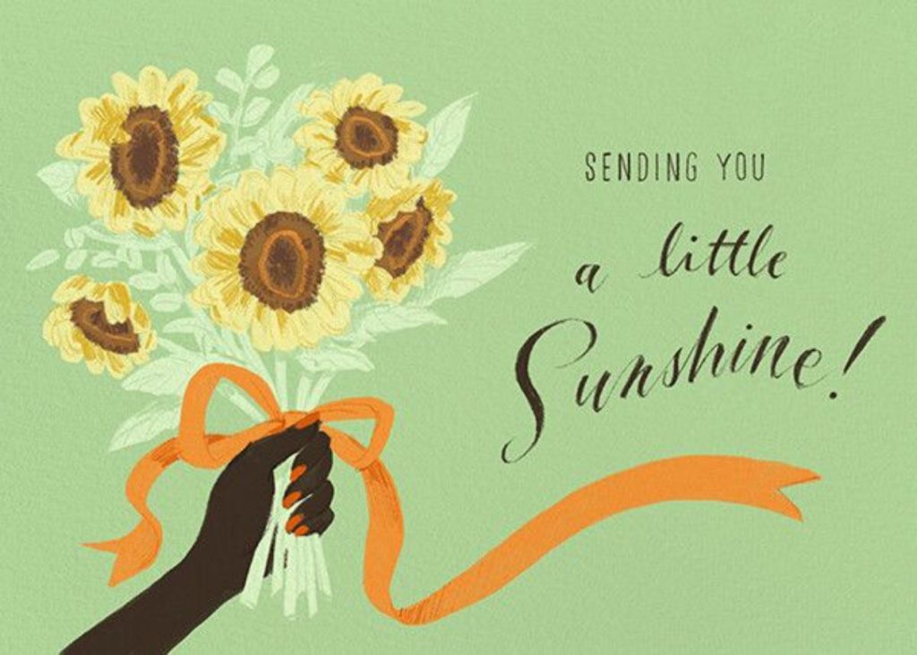 Handful of Sunshine - Thinking of You Card | Send online instantly ...