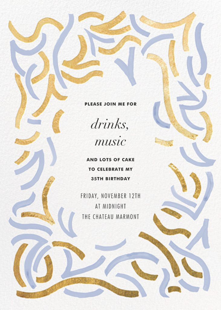 Fuse - Birthday Invitation | Send online instantly | RSVP tracking