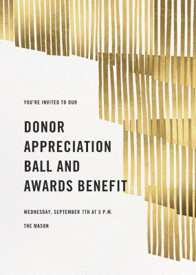 Donor Appreciation Invitations | Send online instantly | RSVP tracking