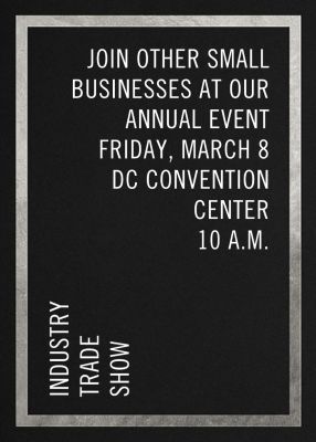 Trade Show Invitations | Send online instantly | RSVP tracking