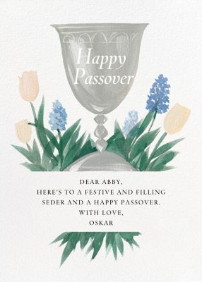 Passover Cards | Send online instantly | Track opens