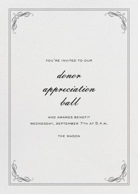 Donor Appreciation Invitations | Send online instantly | RSVP tracking