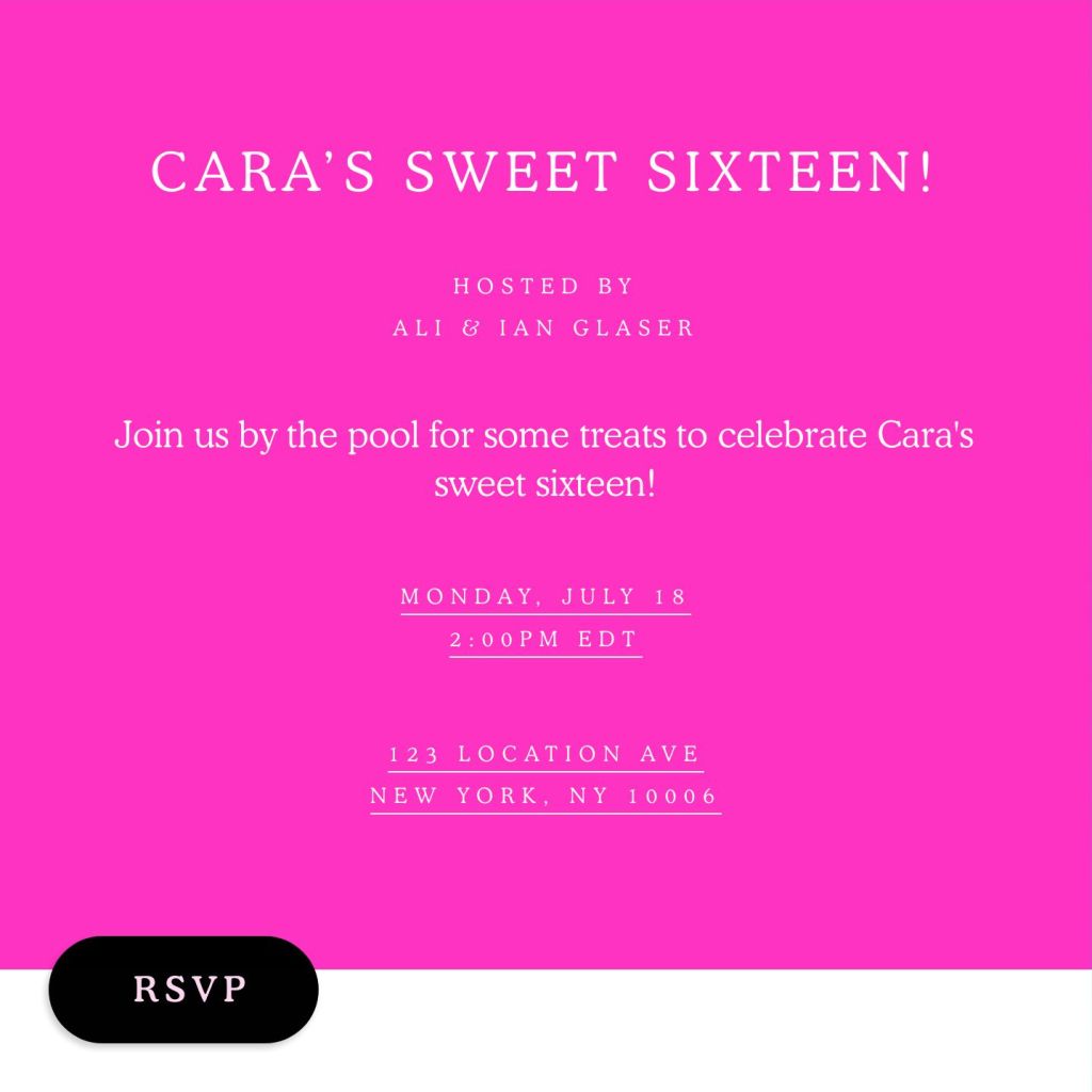 Paperless Post Flyer | Customizable & Easy Event Pages