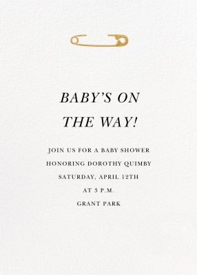 Baby Shower Invitations | Paperless Post