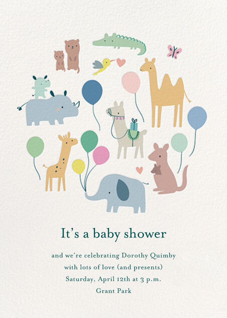 Wild Crew - Baby Shower Invitation | Send online instantly | RSVP tracking