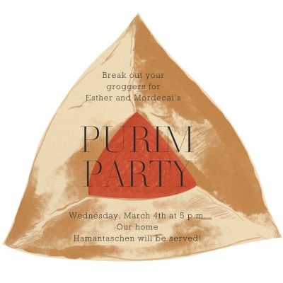 Purim Invitations | Send online instantly | RSVP tracking