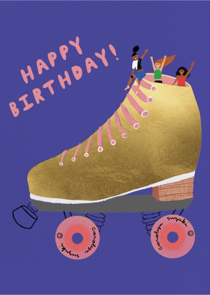Roller Rink - Birthday Card | Send online instantly | Track opens