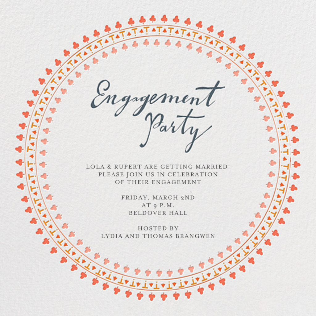 Are You Engaged - Engagement Party Invitation | Send online instantly ...