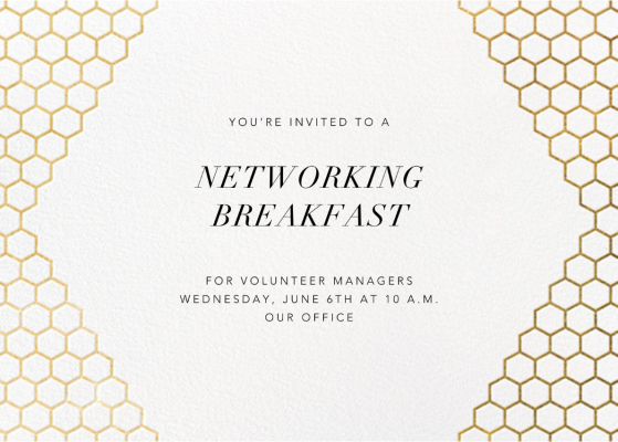 Networking Event Invitations | Send online instantly | RSVP tracking