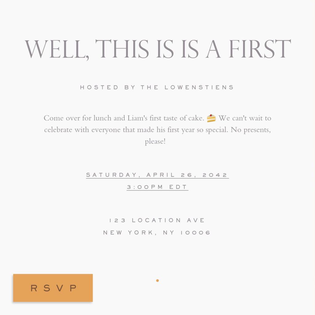 Paperless Post Flyer | Customizable & Easy Event Pages