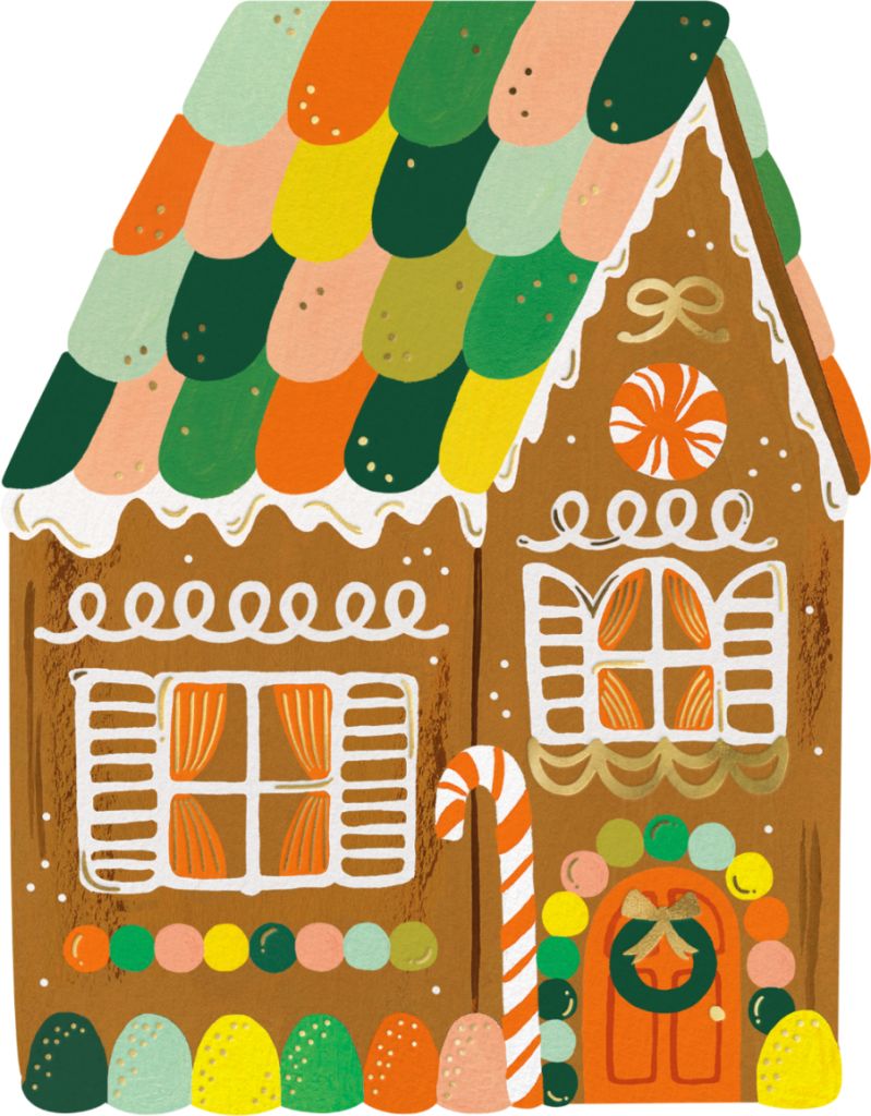 Gingerbread House - Holiday Party Invitation | Send online instantly ...