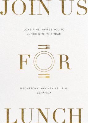 Business Breakfast and Lunch Invitations | Send online instantly | RSVP ...