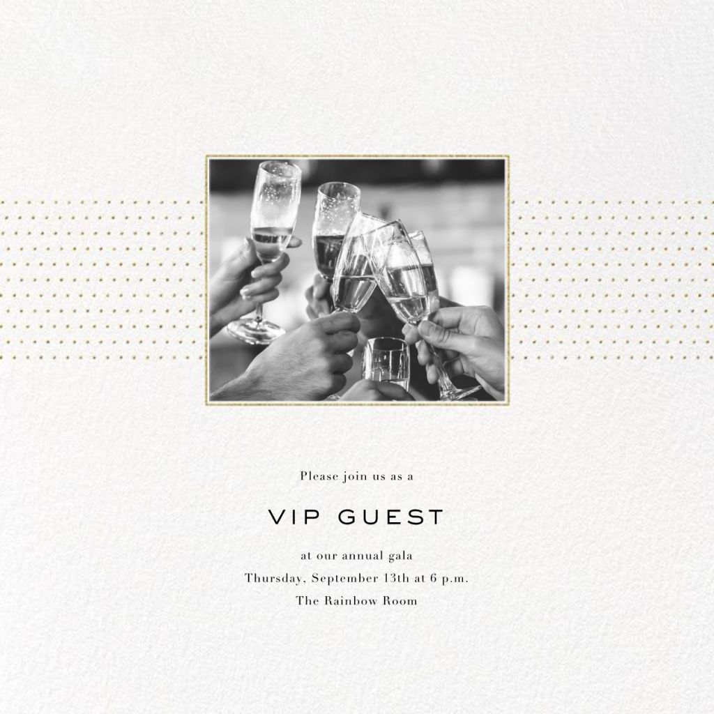 Dotted Band - VIP Event Invitation | Send online instantly | RSVP tracking