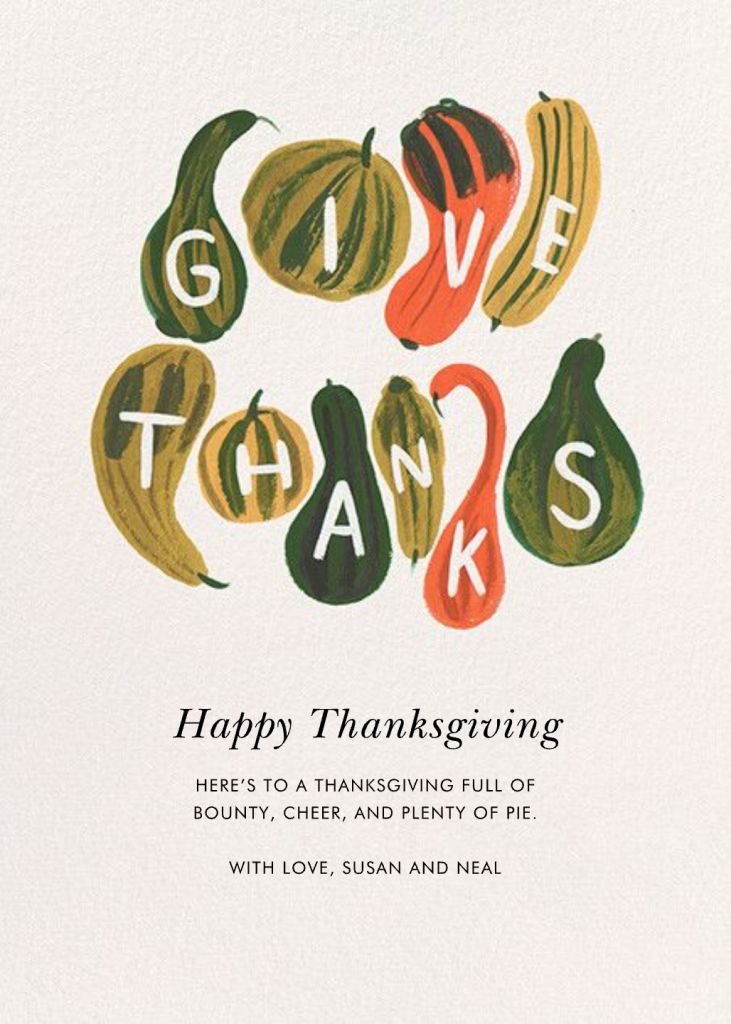 Thankful Cornucopia - Thanksgiving Card | Send online instantly | Track ...
