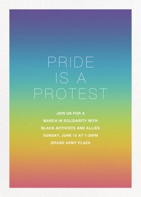 Pride Party Invitations | Send online instantly | RSVP tracking
