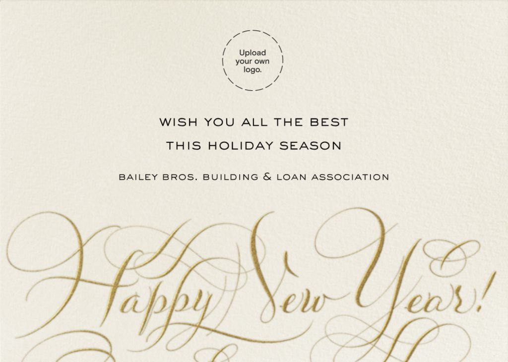 Happy New Year Script - Holiday Card | Send online instantly | Track opens