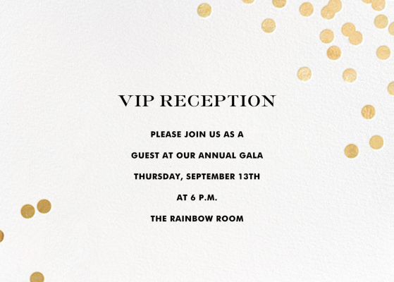 VIP Event Invitations | Send online instantly | RSVP tracking