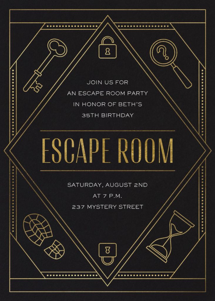 Crack the Code - Birthday Invitation | Send online instantly | RSVP ...