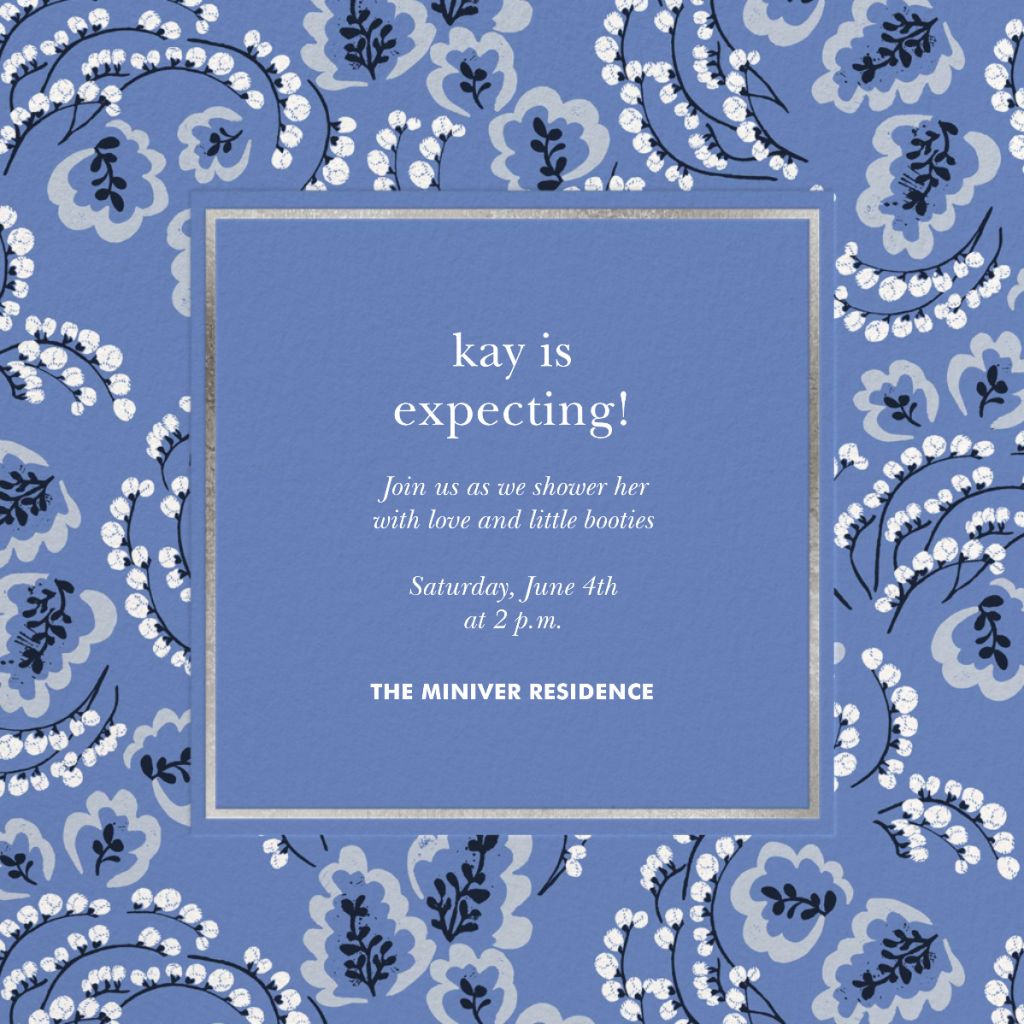 Block Buds - Baby Shower Invitation | Send online instantly | RSVP tracking