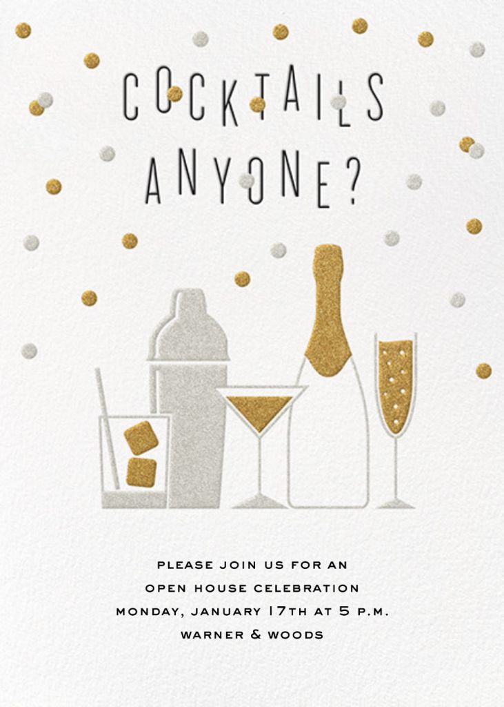 A Cocktail Party | Send online instantly | RSVP tracking