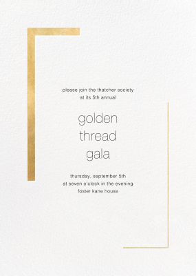 Gala Invitations | Send online instantly | RSVP tracking