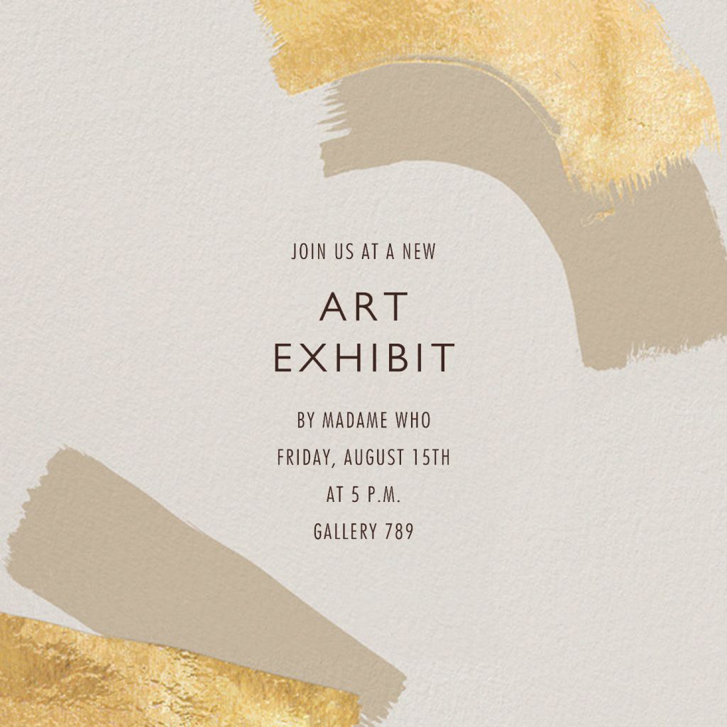 Coupling - Art Exhibition Invitation | Send online instantly | RSVP ...