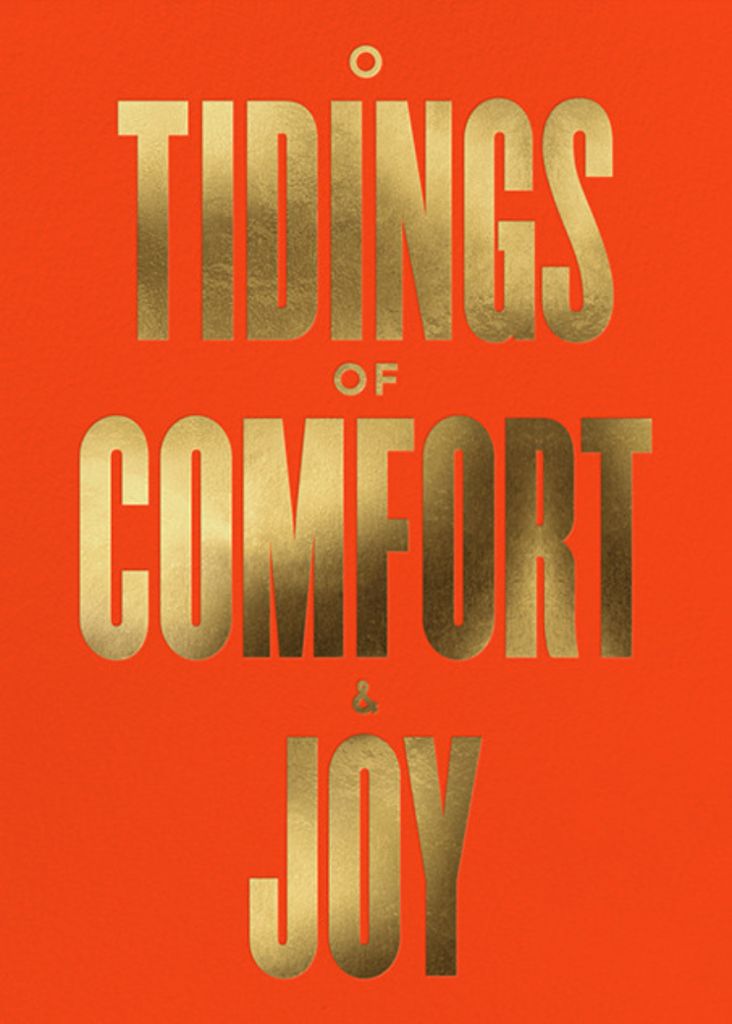 Comfort and Joy - Holiday Card | Send online instantly | Track opens