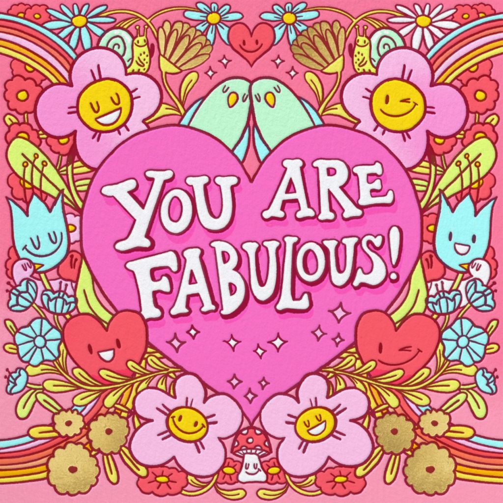 Superflat Lover (Greeting) Card